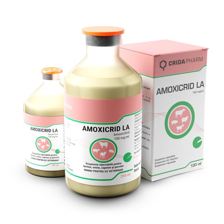 AMOXICRID LA - 150 mg/ml, suspensie injectabilă pentru bovine, ovine ...