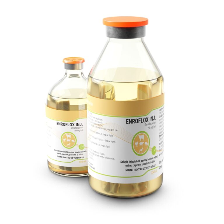 ENROFLOX INJ - 50 mg/ml, soluție injectabilă pentru bovine (viței ...