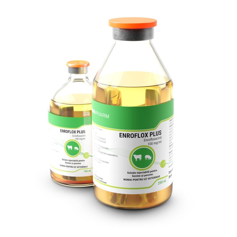 ENROFLOX PLUS - 100 mg/ml, soluție injectabilă pentru bovine și porcine - Crida Pharm